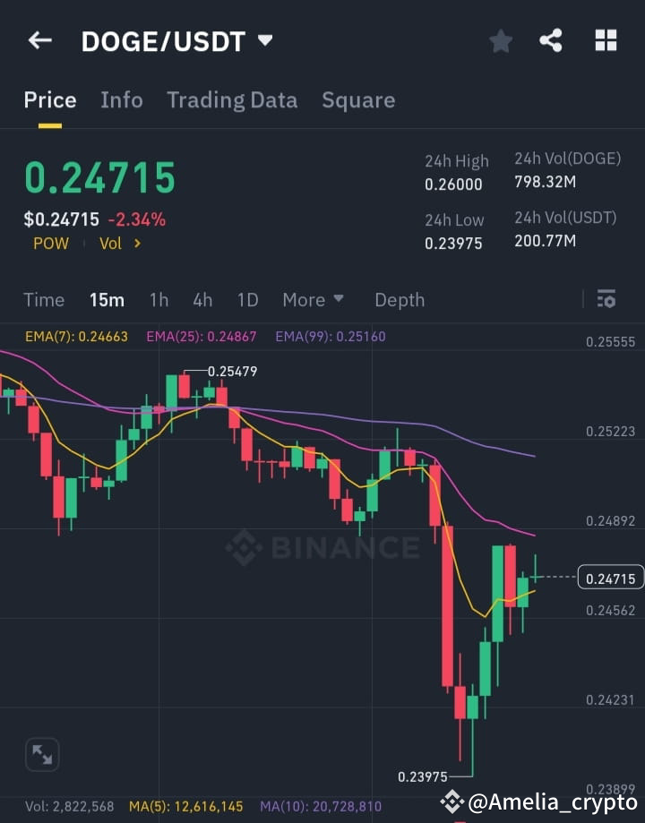 🚀 **DOGE/USDT Market Update: Key Levels & Entry Strategy** | Amelia_crypto on Binance Square