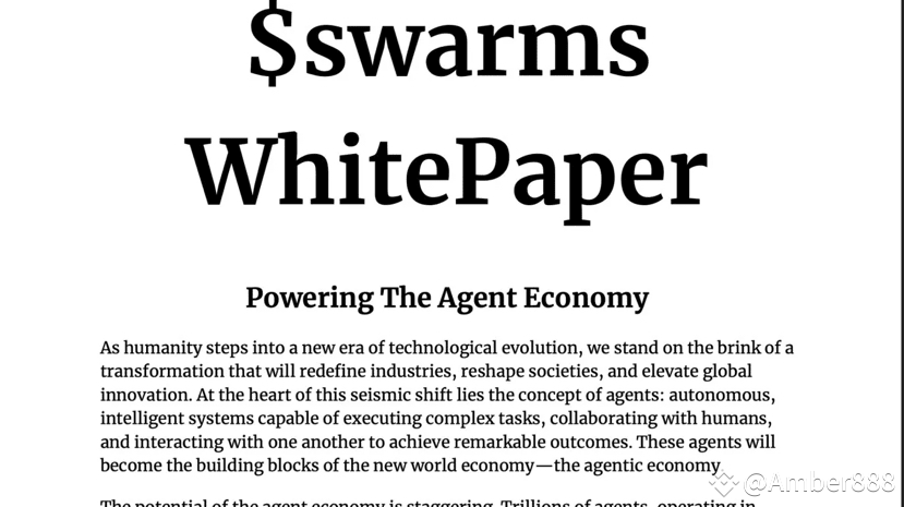 Analysis of the Swarms White Paper | B星人 on Binance Square