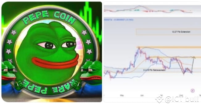 🚀 $PEPE Bullish Alert! 🚀 PEPE is nearing a crucial supp | ICT bull on Binance Square