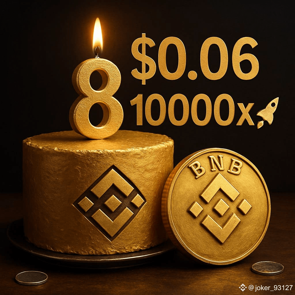 🎉 Today is BNB's birthday! 8 years ago, BNB began its journ | joker ...