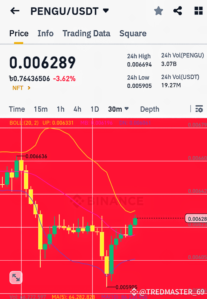 $PENGU 🌏 💲 BUY PENGU TOKEN NOW! 💹💵 🚨 Big Pump ALERT! | TREDMASTER_69 on Binance Square