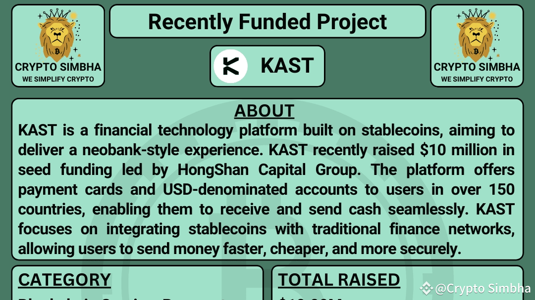 🚀Top Project From Recent Funding Round 💰 KAST🚀 | Crypto Simbha on Binance Square