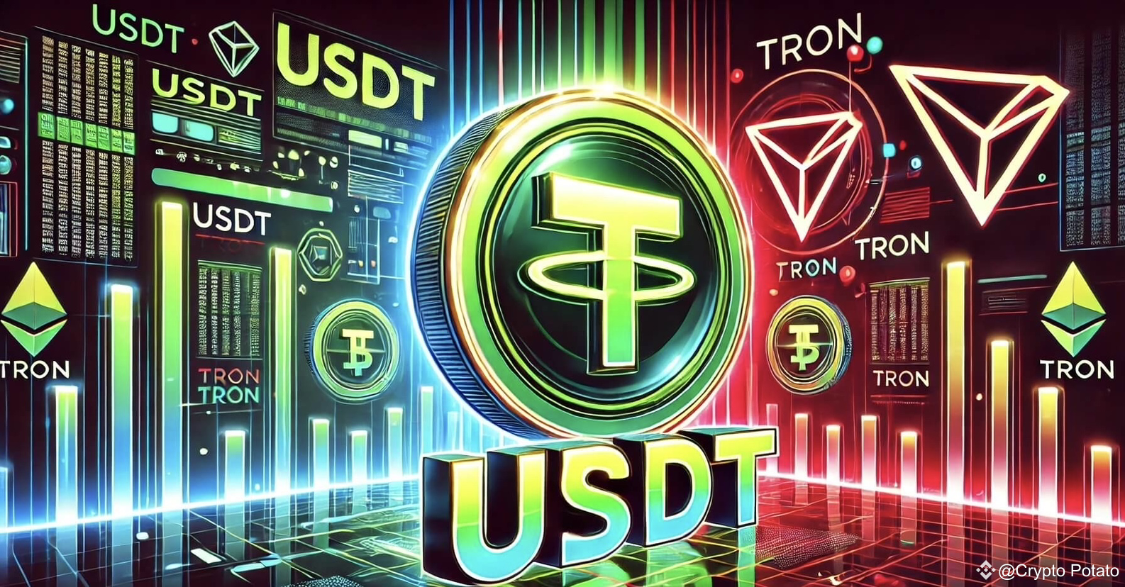 The volume of USDT transfers on TRON reached a record $587.2 | Crypto ...
