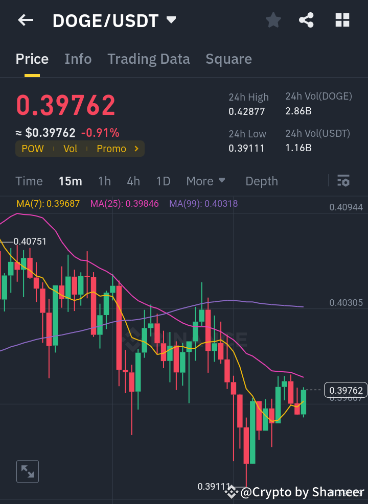 🚨$DOGE / USDT: A Closer Look🚨 The $DOGE / USDT pair is cur | Crypto by Shameer on Binance Square