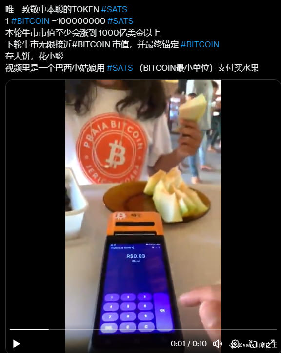 SATS is a BRC-20 token that pays tribute to satoshi. SATS is | sats山寨之王 on Binance Square