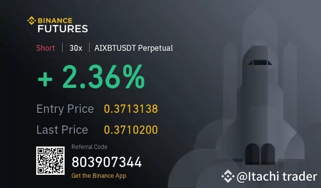 Guys #AIXBT Coin Entry Done and Focus Risk Management | Itachi trader ...