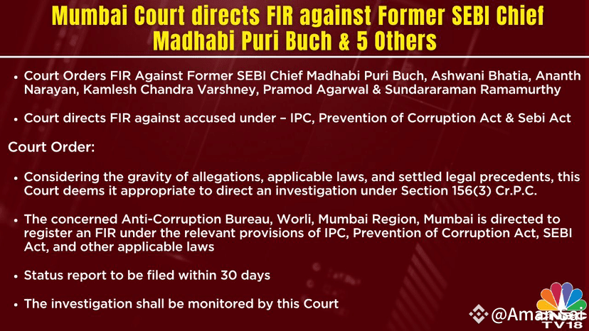 🇮🇳 Shocking Move! Mumbai Court Orders FIR Against Ex-SEBI | Aman Sai on ...