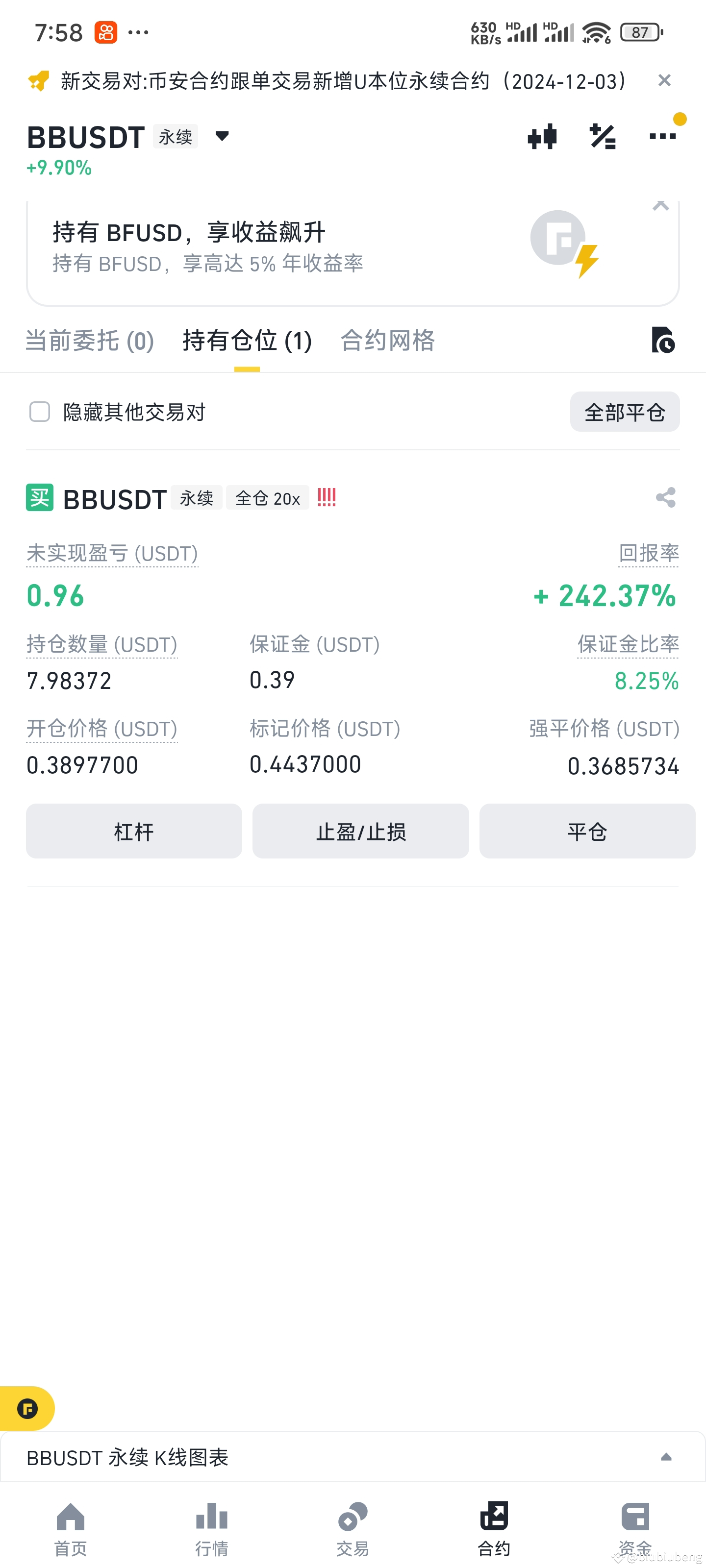 $BB Good news: Doubled Bad news: Only 0.36 in experience fu ...