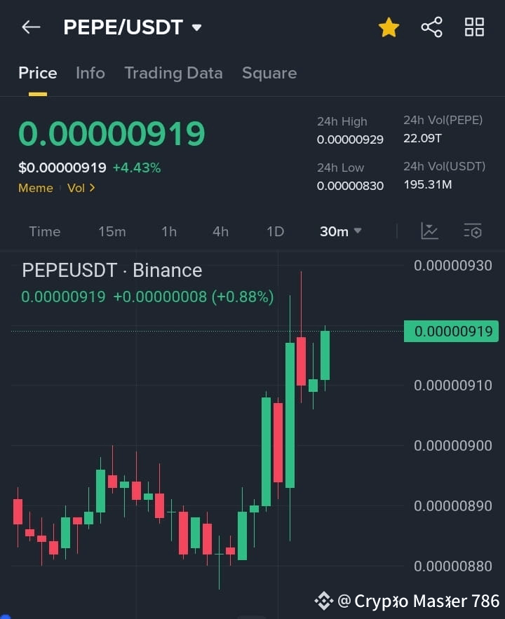 $PEPE /USDT – Meme Power Awakens! 🐸🚀 $PEPE is showing str | Crypto Master 786 on Binance Square
