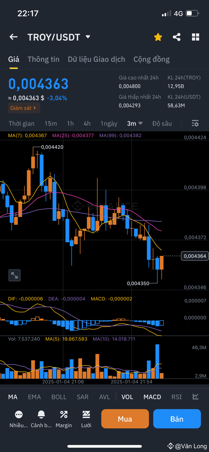 $TROY why is the phantom order not matching like that bro | Văn Long on ...