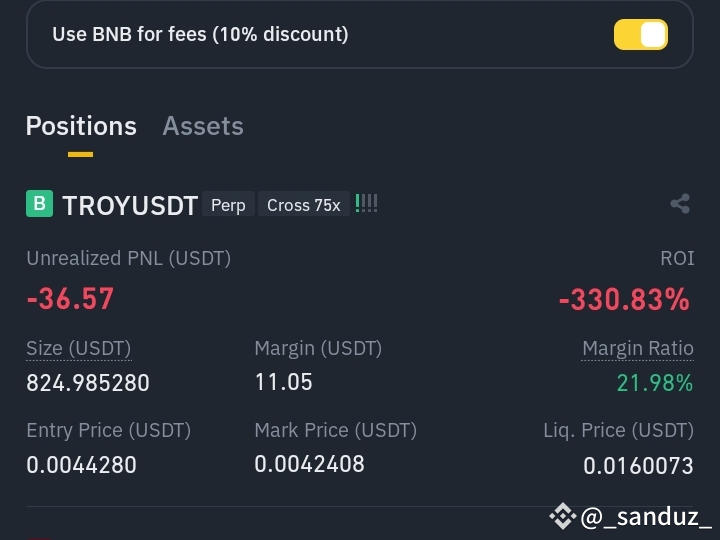 Hold or close guys?🥹#TROY/USDT | _sanduz_ on Binance Square