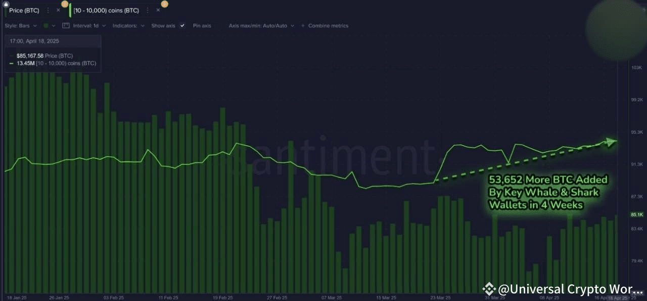 🐳 Whales Continue Accumulating Currently, approximately tw | Universal Crypto World on Binance ...