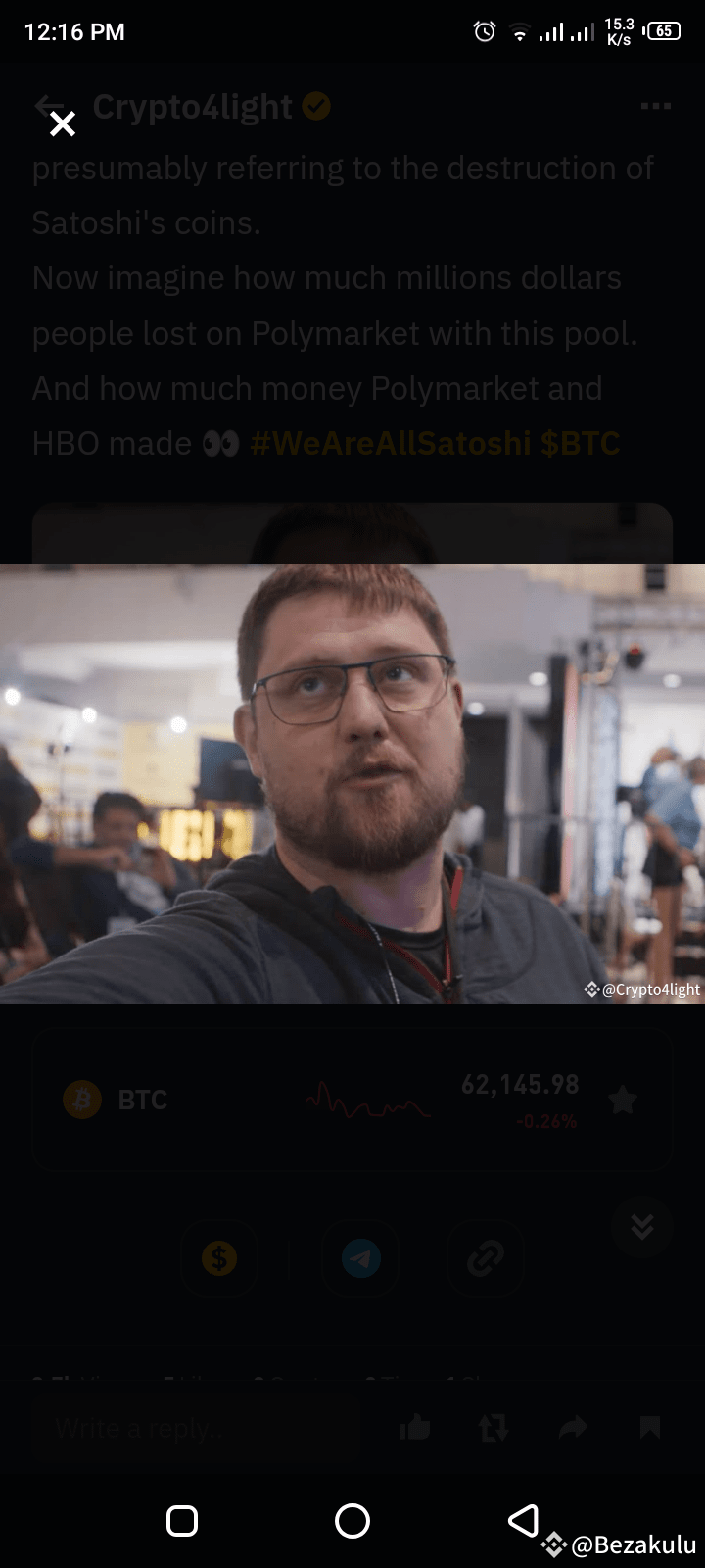 $BTC satoshi reveled his name is peter todd the real satoshi | Bezakulu ...