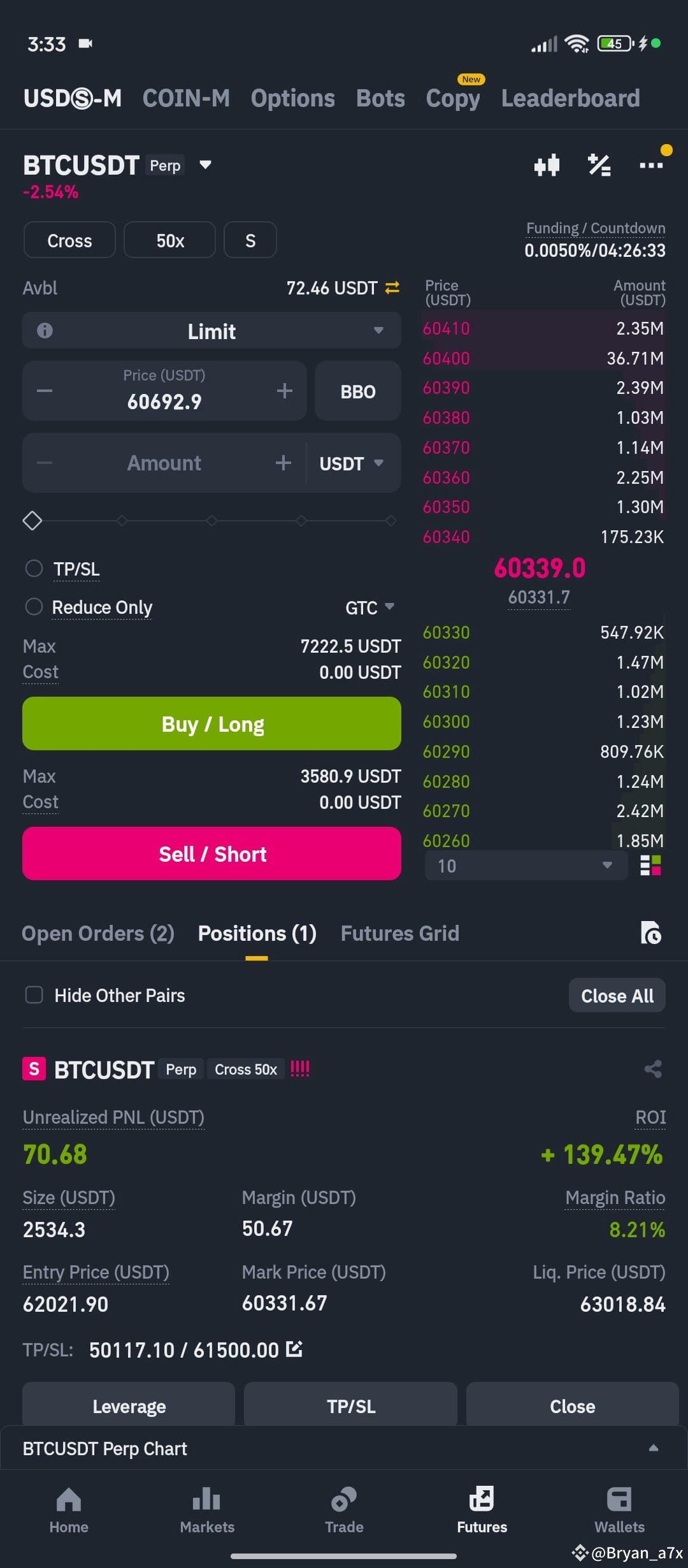 $BTC CONTINUES TO GO BEARISH!! Bitcoin continues to go down | Bryan_a7x ...