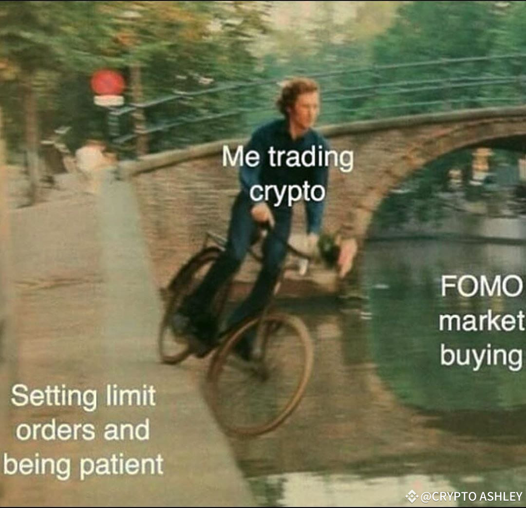 ME trading crypto ....vs FOMO buying 🥴🥴🥴 | CRYPTO ASHLEY on Binance Square