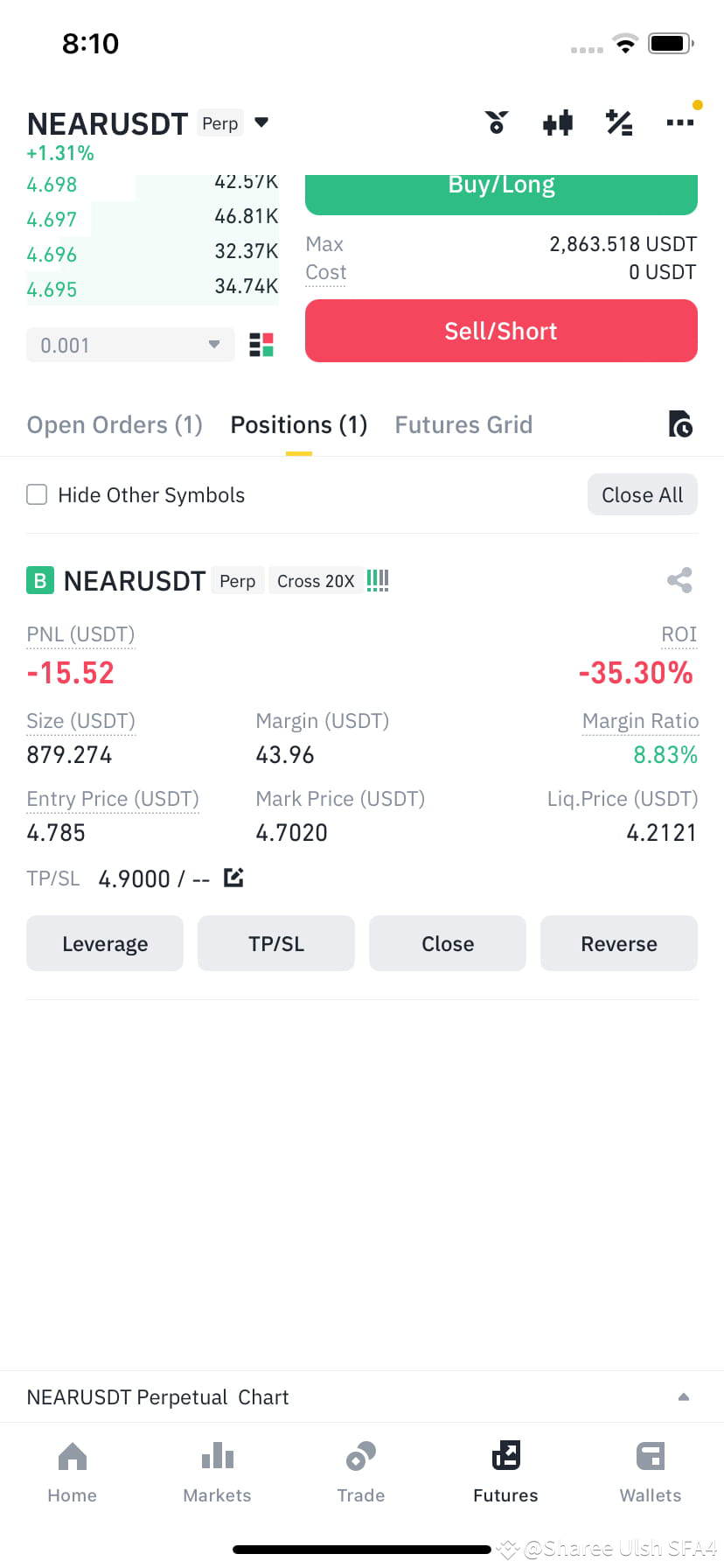 Update $NEAR What’s your advice? | Sharee Ulsh SFA4 on Binance Square
