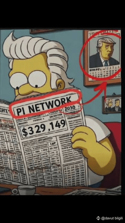 Even the Simpsons said $PI coin=$329,149 And the year Trump | PI3414 on ...