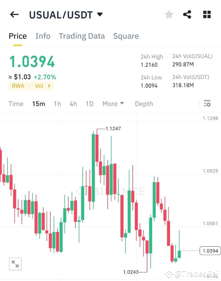 ⚡ Steady Gains! $USUAL /USDT Hits $1.03 📈 Current Price: | Trader Rai on Binance Square
