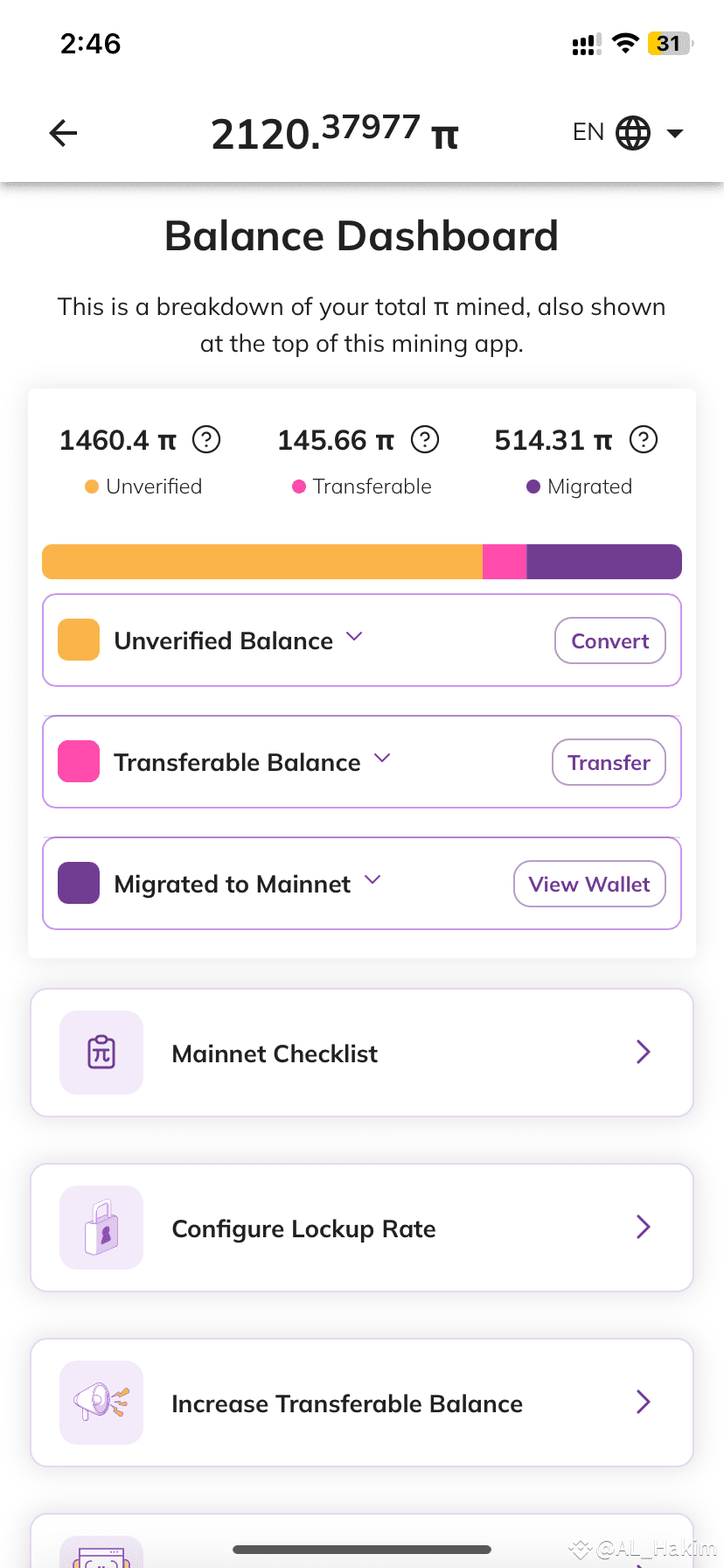 I have 2100+ #PI Token. I have been mining the PI Tokens sin | AL_Hakim ...