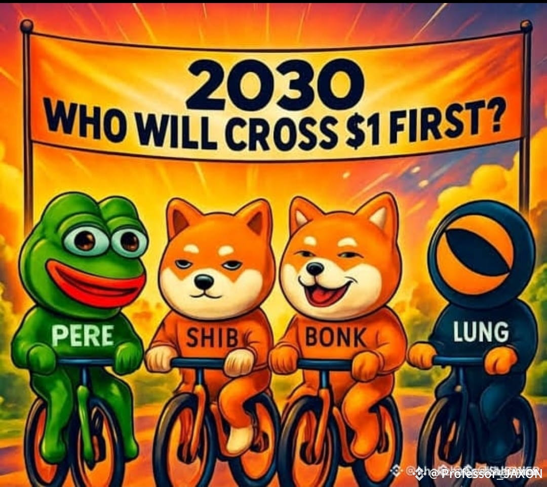 🚴‍♂️💨 2030 MEME COIN RACE TO $1! The competition is heatin | Professor ...