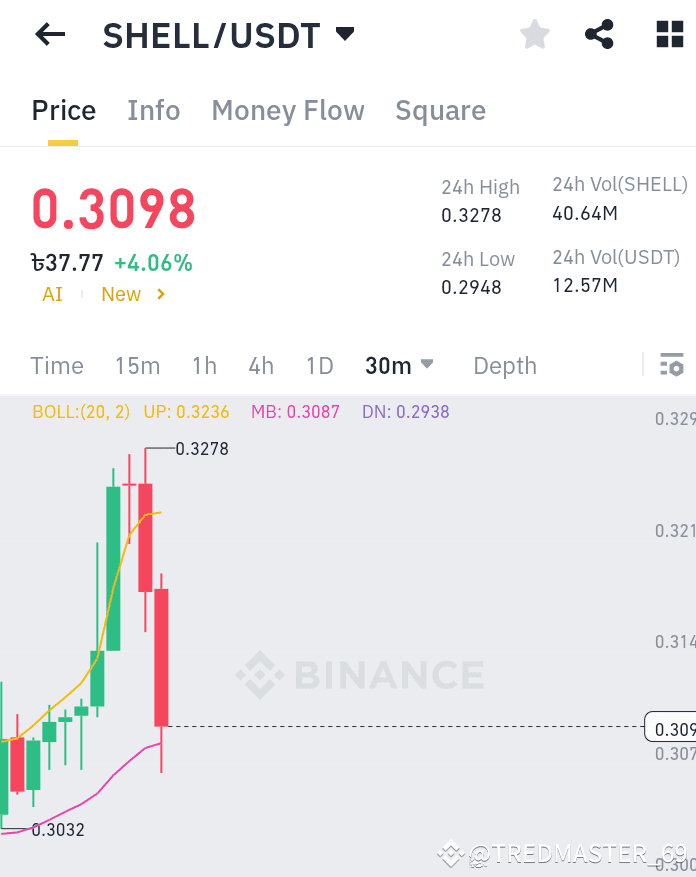 $SHELL 🚀 SHELL TOKEN EXPLODING – MASSIVE MOVES AHEAD! 🚀 | TREDMASTER_69 on Binance Square