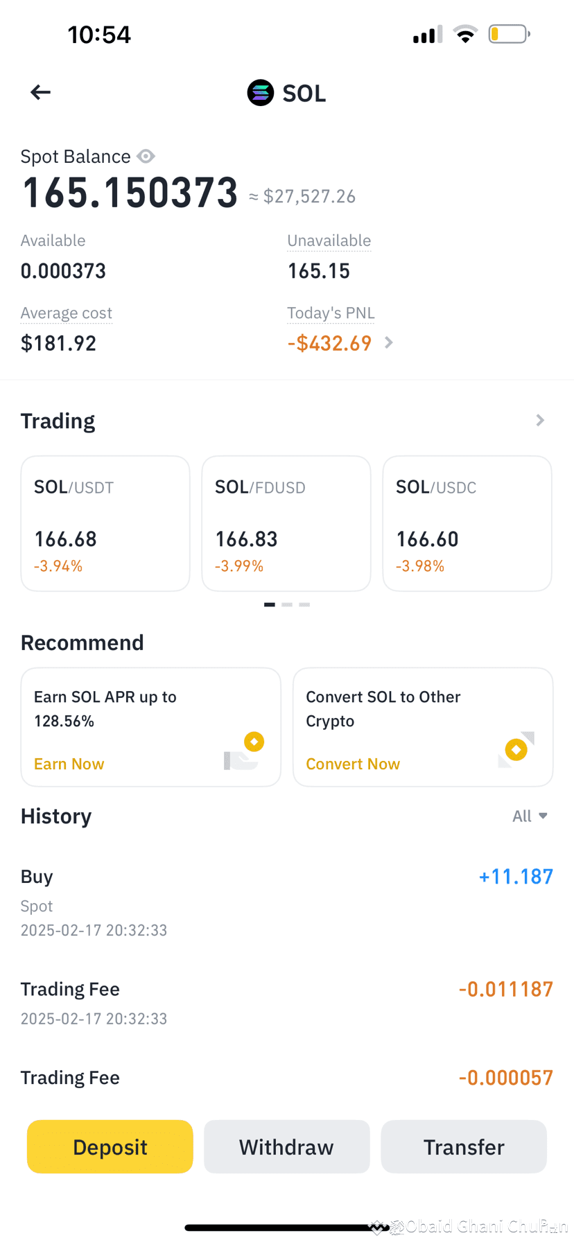 Hello Experts, Need Your Insights! $SOL is dipping—I’m curr | Obaid ...