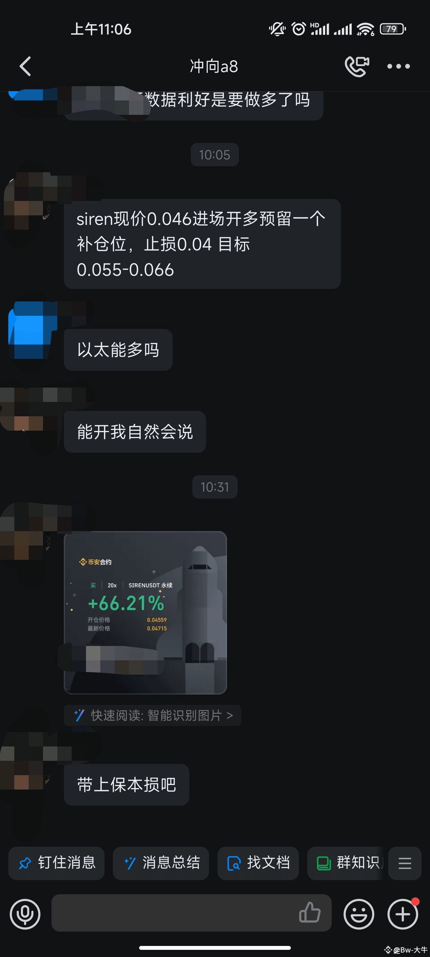 SIREN 0.046 Long Position Entry Tracking 【Current Performan | Bw-大牛 on ...