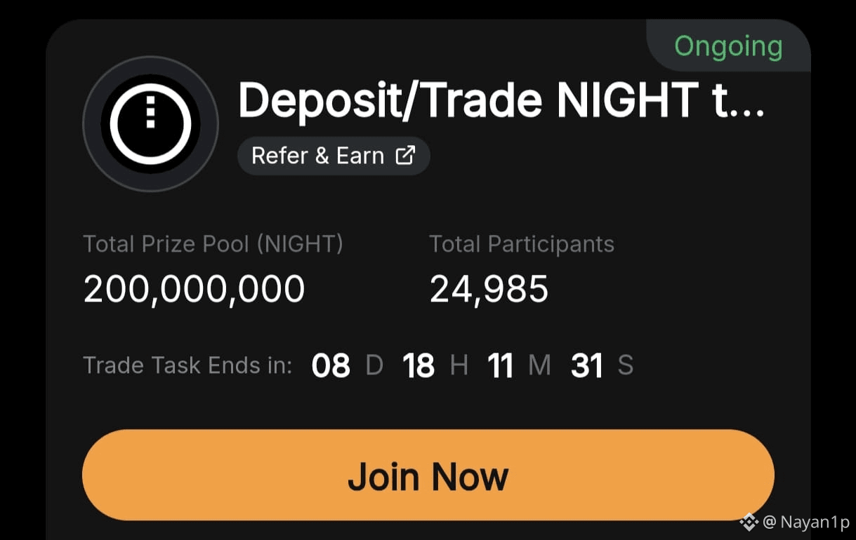 200M $NIGHT that crazy🔥 it's Totally Fire | Nayan1p on Binance Square