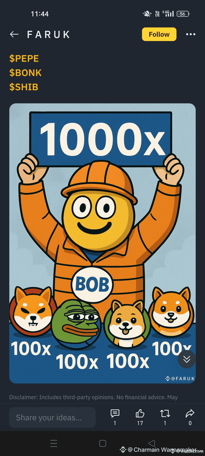 To all #BOB holders: Hold on, stay united! 💪 - *Every downt | Charmain ...