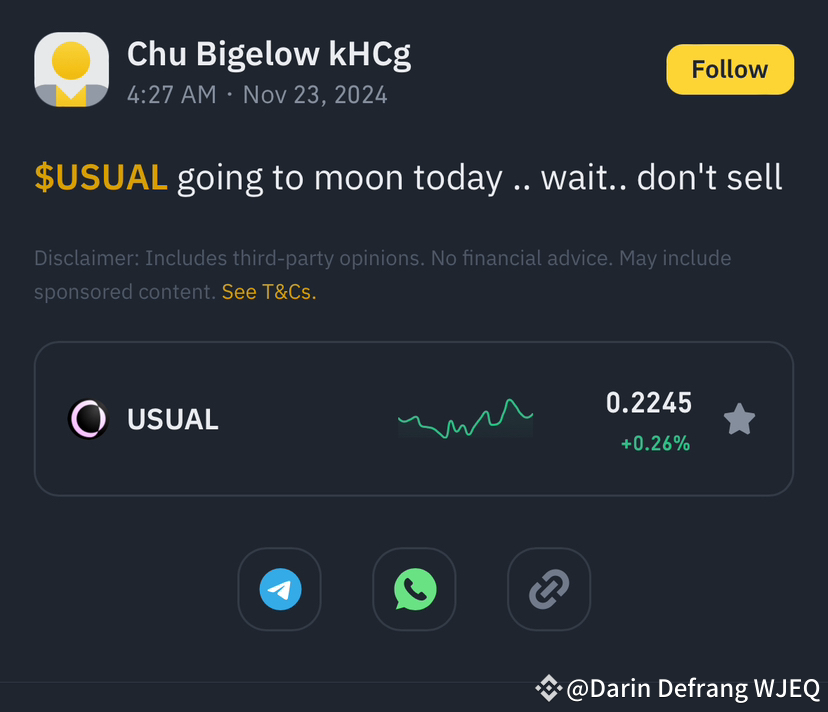 $USUAL remember yesterday people coming here trying to convi | Darin ...