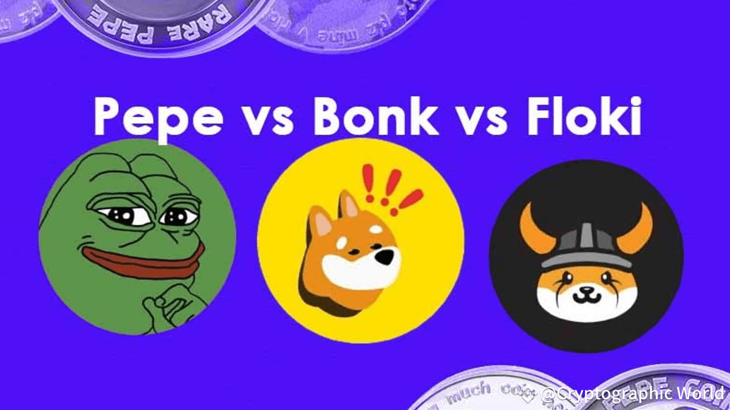 Pepe vs Bonk vs Floki: Which Memecoin Can Dethrone Dogecoin? | Cryptographic World on Binance Square