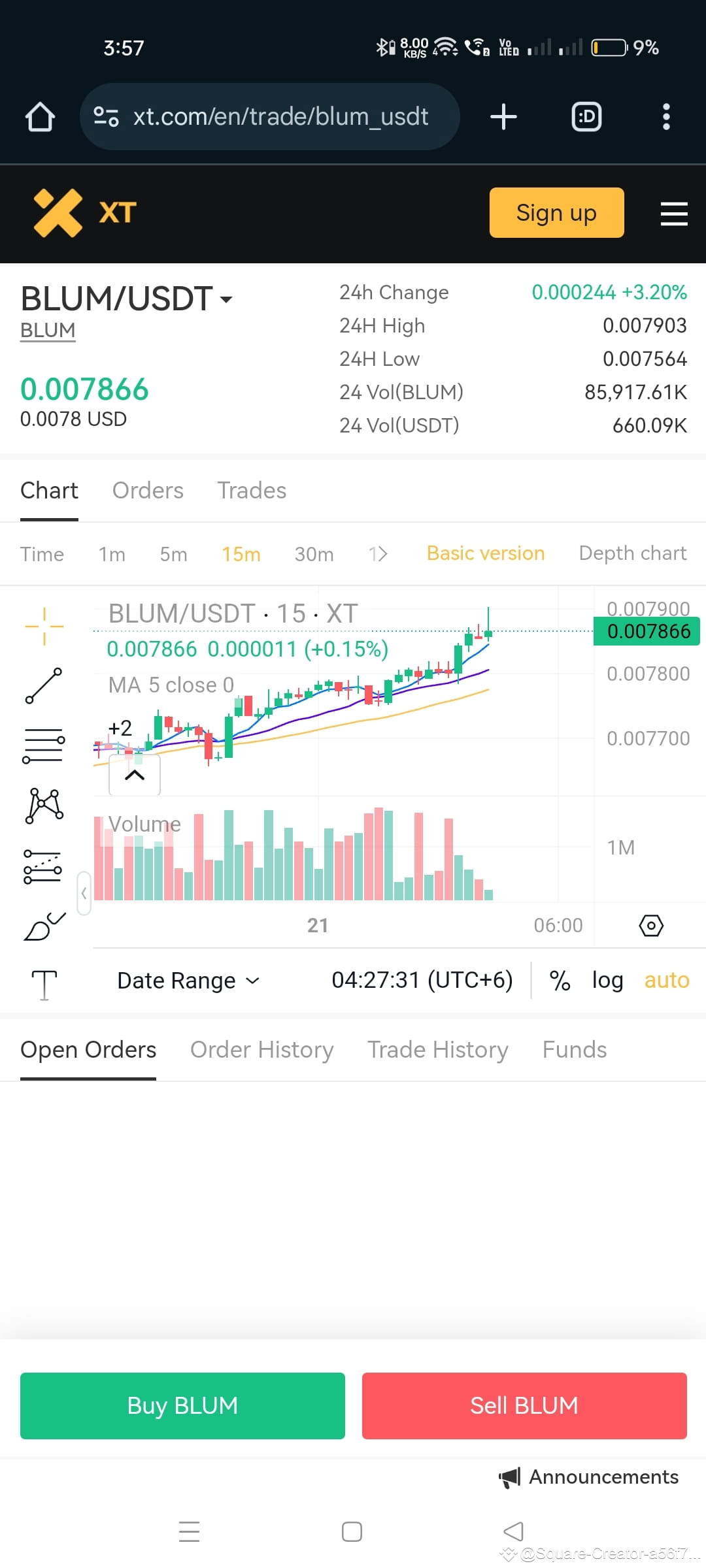 Blum Coin Skyrockets After Surprise Listing on XT Exchange – | Beginner trader_4444 on Binance ...