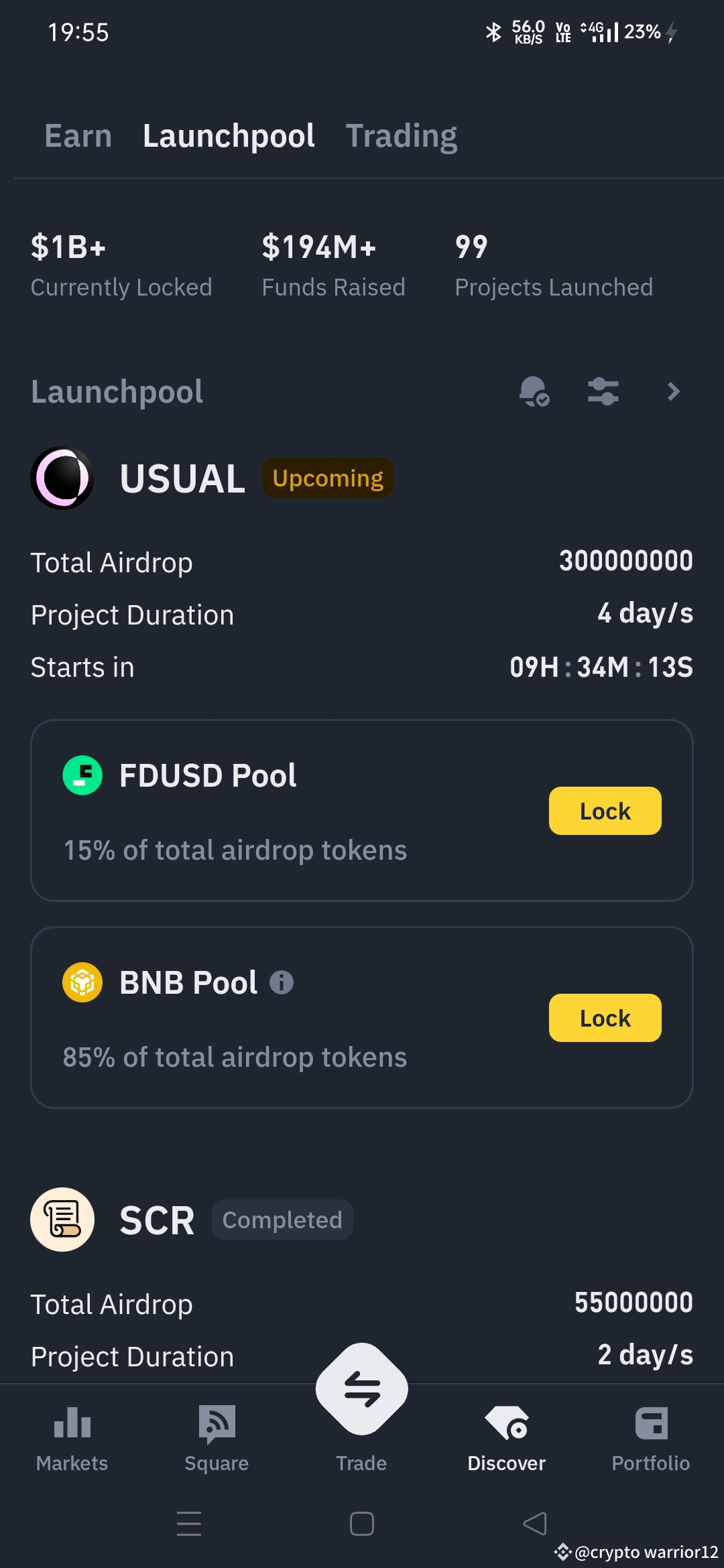New launchpool arriving soon tommrow #USUALonLaunchpool&Pre- | crypto warrior12 on Binance Square