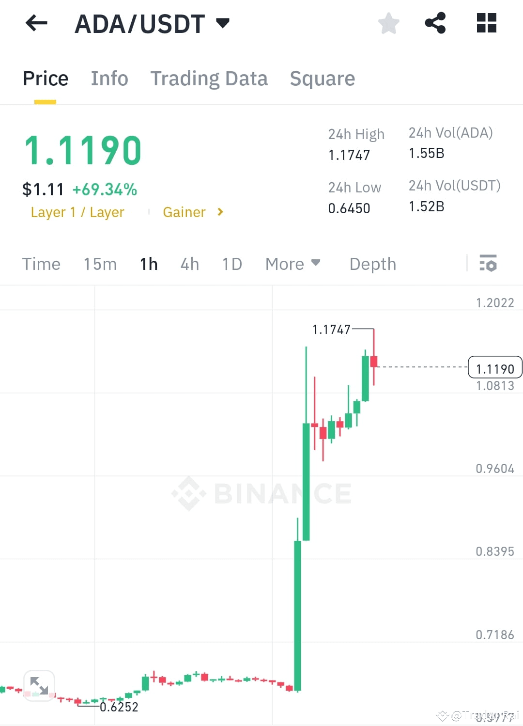 🚀 $ADA /USDT – INSANE 69% SURGE! 🔥 Cardano (ADA) just we | Trader Rai on Binance Square