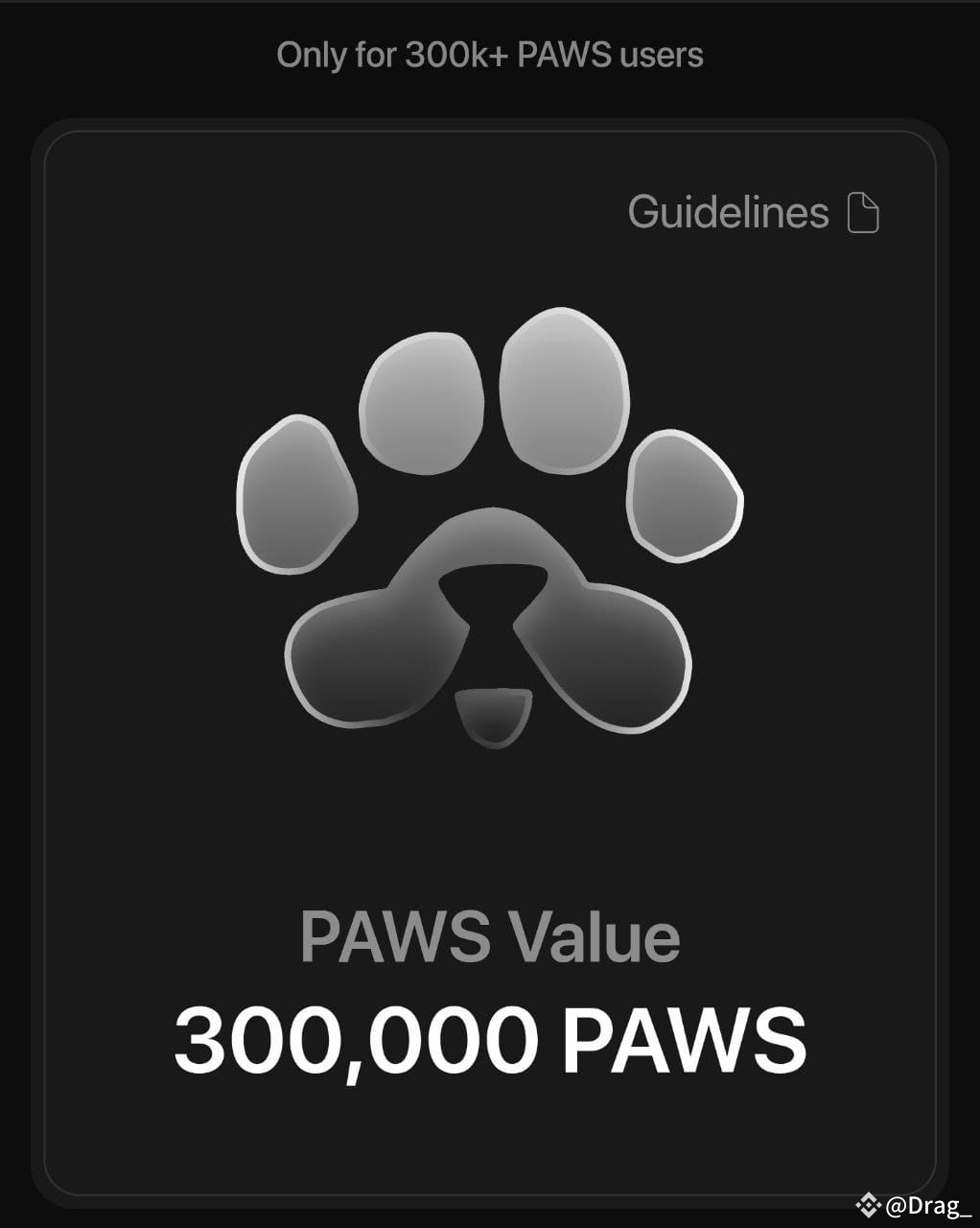 UPDATE ON PAWS🐾 Friends, time to brace yourselves—PAWS vou | Drag_ on ...