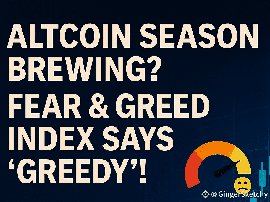 Altcoin Season Brewing? Fear & Greed Index Says | GingerSketchy on ...