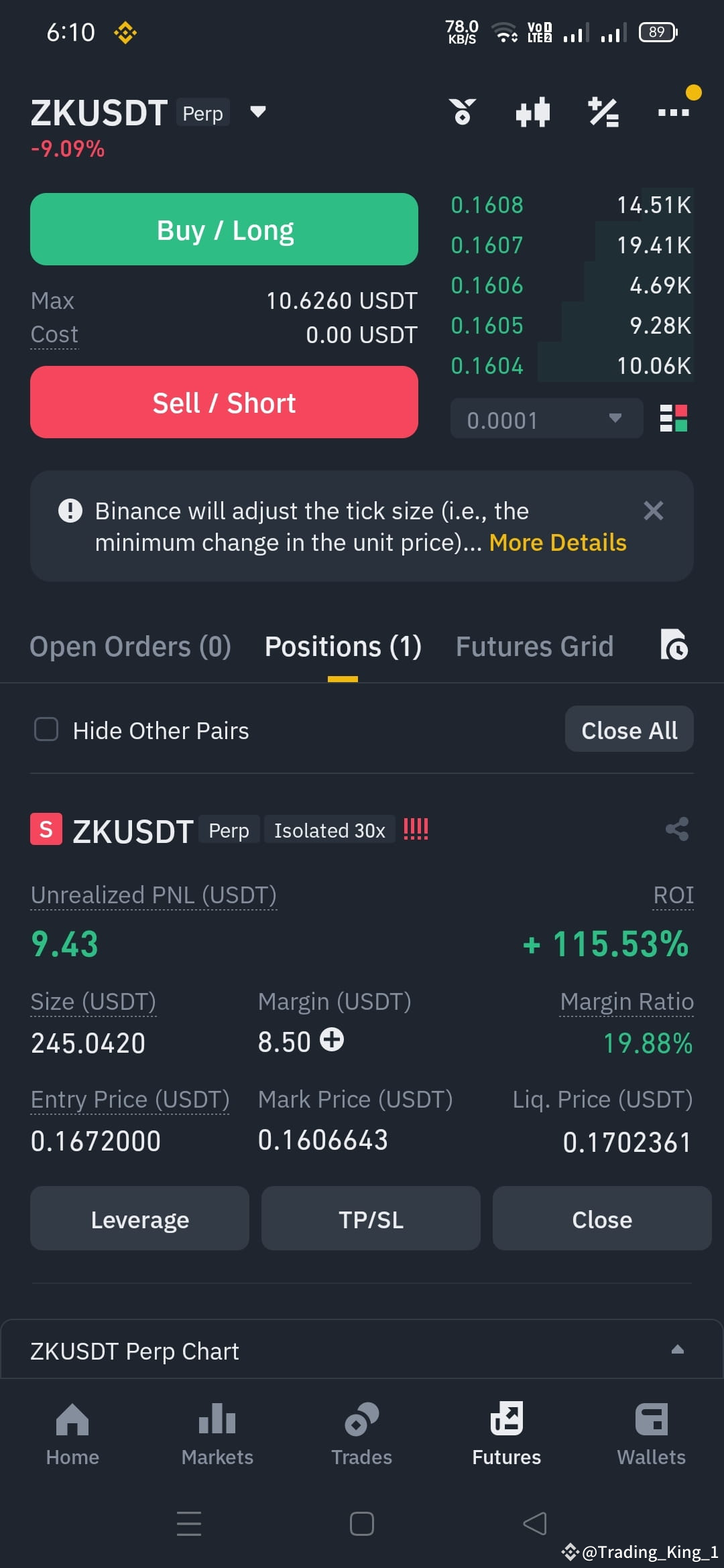 Another Premium Group Target Hit 🎯 $ZK | Frequent_trader on Binance Square
