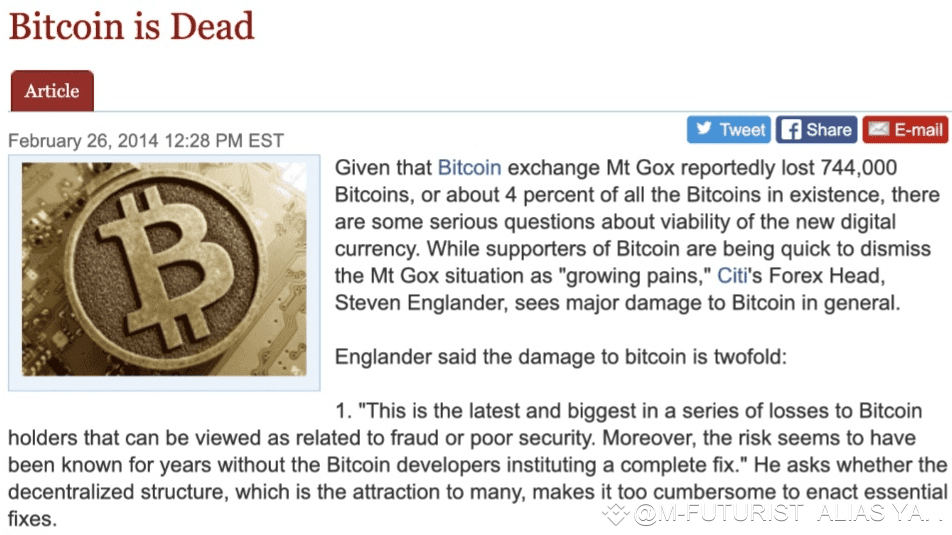 " Bitcoin Has Been Dead for 11 Years? A Look Back at a Prediction That ...