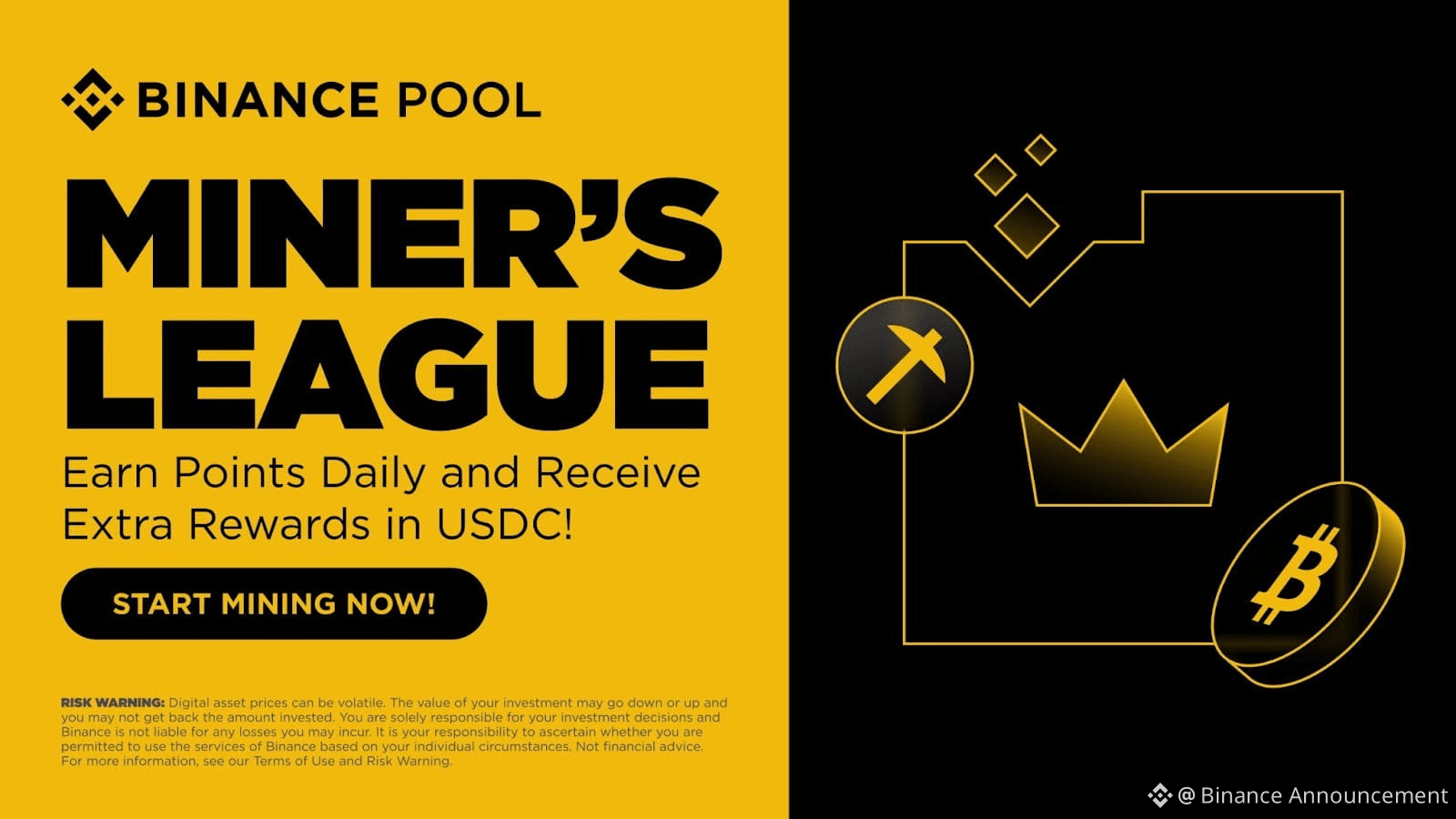 Binance Pool Miner’s League — Earn Points Daily and Receive Extra ...