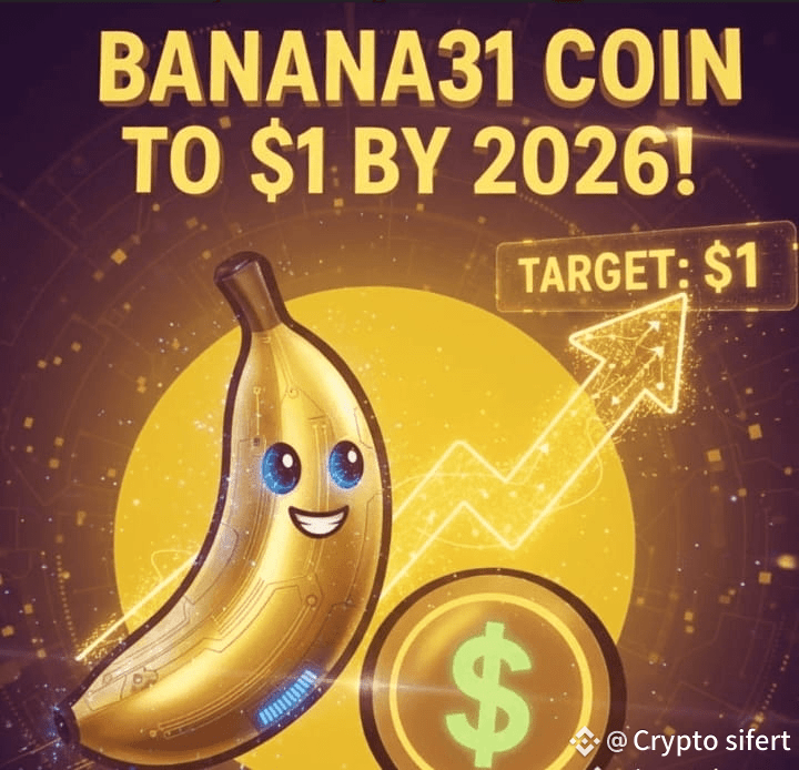 $BANANA 31 COIN TO $1 BY 2026! 🚀 Bullish vibes are strong | Crypto ...