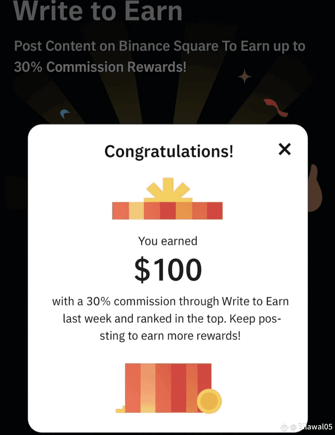 🎉🚀 Just 1 Week, $100 Earned on Binance! 💸 I worked only | Bilawal05 on ...