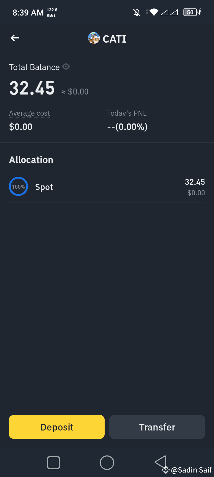 i received 32 BTC | Sadin Saif on Binance Square