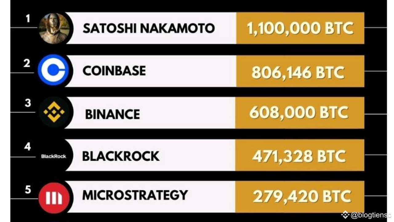 Bitcoin Reaches 104,000 Dollars: Who Holds the Most BTC? | blogtienso on Binance Square