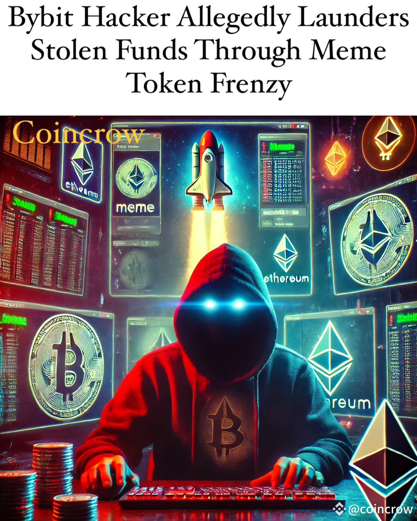 🔴 Bybit Hacker Allegedly Launders Stolen Funds Through Meme | coincrow ...