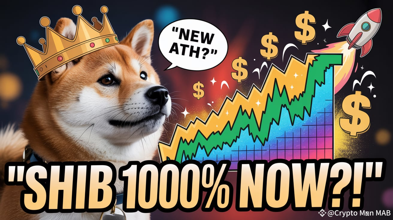 Shiba Inu 1000% Now ! SHIB Targets $0.0001 | Crypto Man MAB on Binance Square