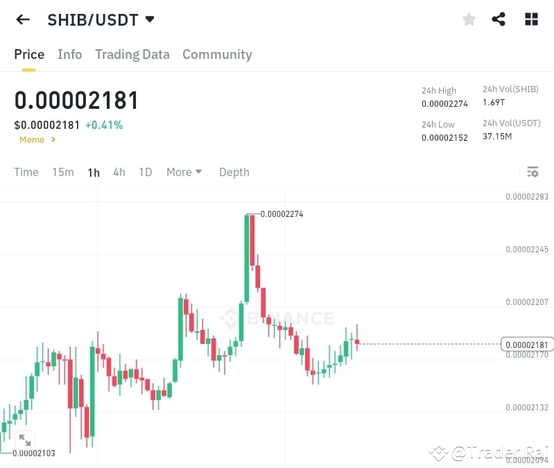 $SHIB /USDT Trading Signal - Consolidation Near Support Ent | Trader Rai on Binance Square