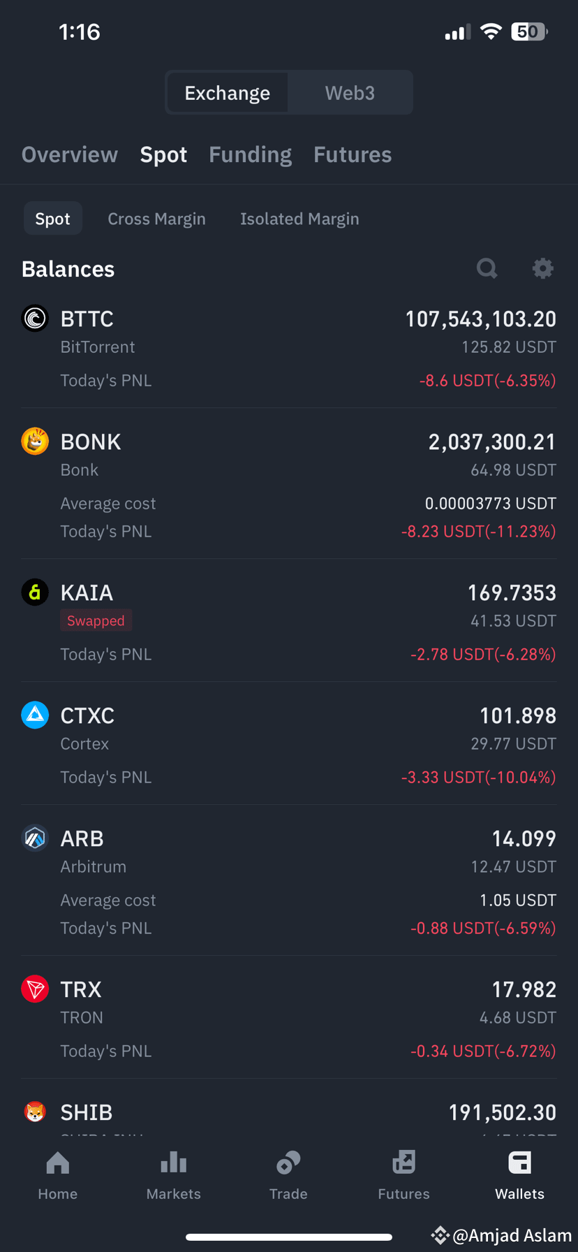 loss loss loss | Amjad Aslam on Binance Square
