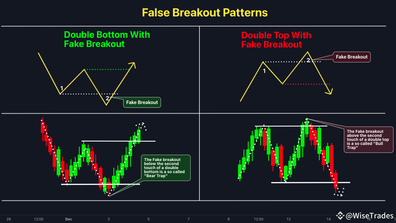 How to Spot and Avoid Fake Breakouts in Crypto Trading | WiseTrades on Binance Square