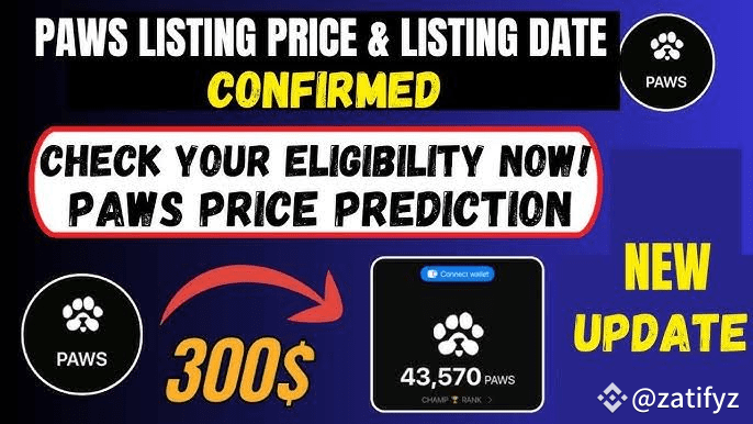 Аэрдроп PAWS 🐾 вызывает ажиотаж в криптосообществе по всем правильным ...