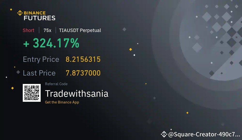 congratulations 🎉$TIA book your profits . . | Trade_withsania on ...